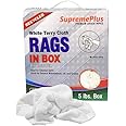 Amazon.com: SupremePlus Recycled White Terry Cloth Rags (5 lbs ...