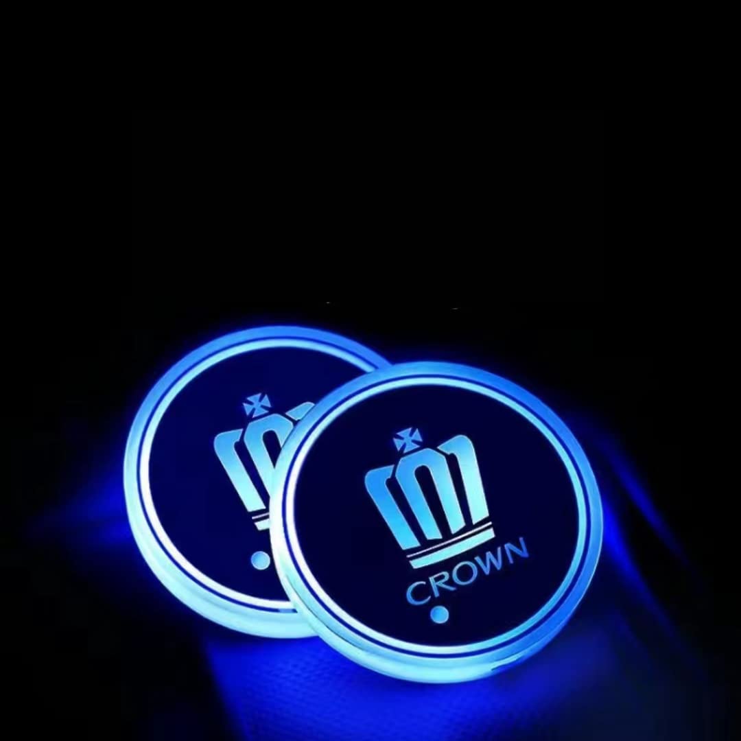 Mua Crown LED Coaster Cup Holder LED Mat Pad Glow LED Coaster ...