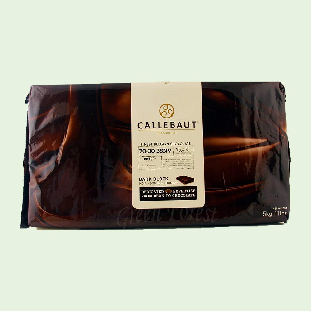 Amazon.com : Callebaut Chocolate Block Milk 33.6% cacao 5 kilo / 11 lbs ...