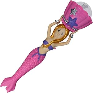 Amazon.com: FlashingBlinkyLights Pink Mermaid Spinning Light Projecting ...