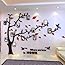 Alicemall Stickers Autocollants Muraux Amovibles 3D en Acrylique Arbre ...
