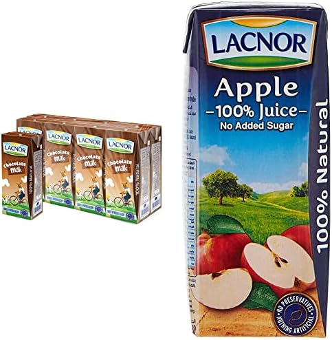 Lacnor Essentials Chocolate Milk, 100% Natural, Rich in Vitamin and ...