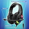 five below Bugha Exclusive LED Gaming Headset w/Boom mic, 3.5mm aux-in ...