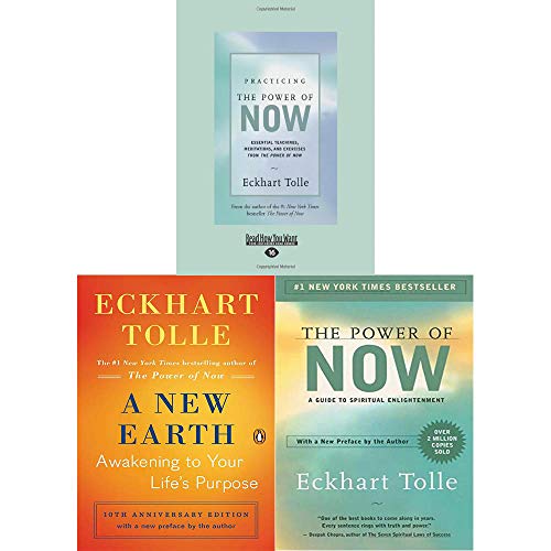 Power of Now, A New Earth and Practicing the Power of Now [Hardcover] 3 ...