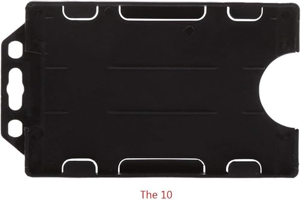 10PCS Plastic ID Access Card Cover Credit Card Case Badge Holder Double ...