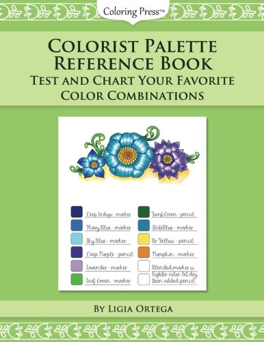 Colorist Palette Reference Book: Test and Chart Your Favorite Color ...