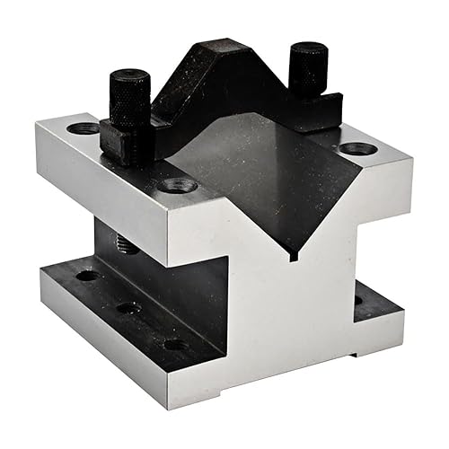 EQCOTWEA Precision Vee Block Steel Fixtures V-Shaped Frame V-Shaped ...