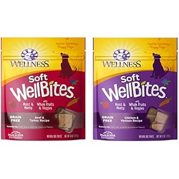 Amazon.com : Wellness WellBites Soft & Chewy Treats For Good Dogs 2 ...