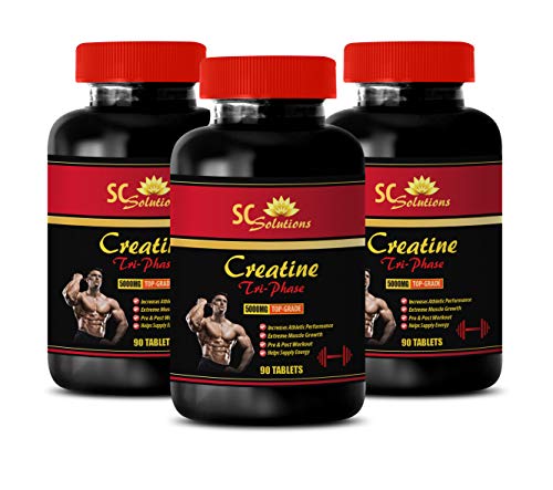 Muscle Growth Pills - CREATINE TRI-Phase 5000 Mg - PRE & Post Workout ...