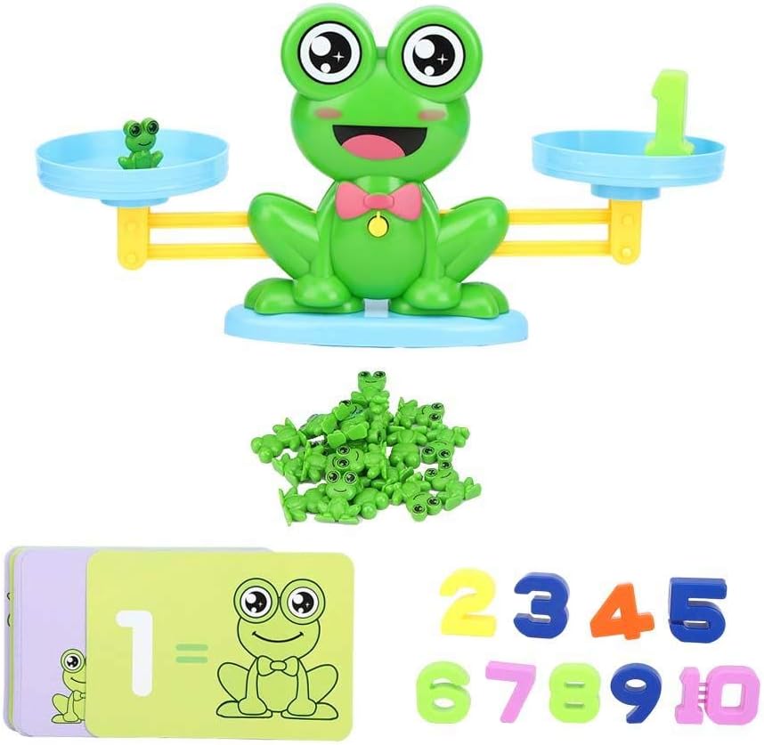 Mathematics Balance Toy, Addition and Subtraction Math Game Frogs Shape ...