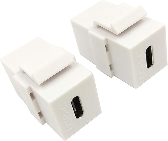 Maxhood USB C Keystone Jack, USB 3.1 Type-C Connector: Amazon.co.uk ...