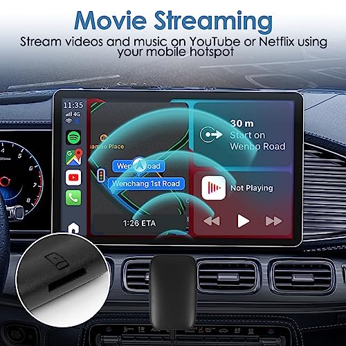 Wireless CarPlay and Android Auto AI Box Lite - Upgrade Factory Wired CarPlay Cars | Netflix ...