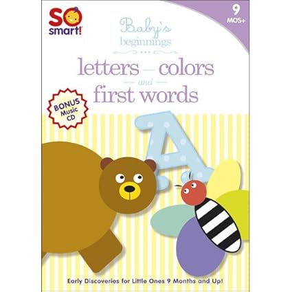 Amazon.com: So Smart! Baby's Beginnings: Letters / First Words / Colors ...