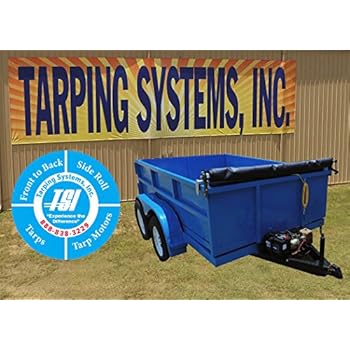 Hand Crank Tarp Roller Kit With Retention Bow for Dump Truck or Trailer ...