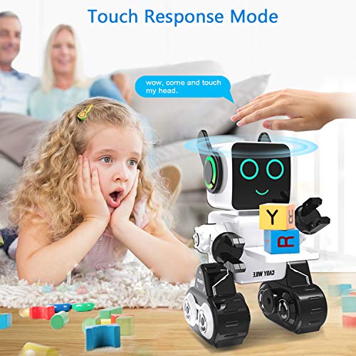Robot Toy, Remote Control Robot Toy for Kids, Intelligent Programming ...