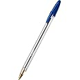 Caneta Azul Bic Cristal Dura Mais – Ponta Esferográfica Média de 1.0mm ...
