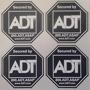 Amazon.com: ADT Window Sticker Decal, Authentic …: Camera & Photo