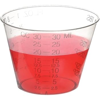 Amazon.com: Medicine Cups - Disposable Graduated Medical Grade Plastic ...