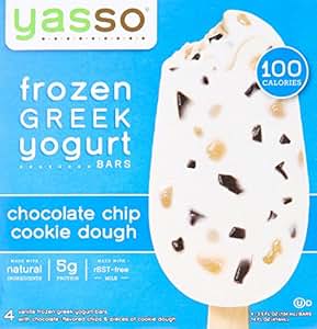 Yasso, Ice Cream Bar, Chocolate Chip Cookie, 8 ct (frozen): Amazon.com ...