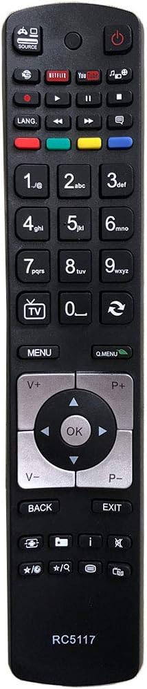 New Remote Control Replacement Hitachi RC5117 for All Hitachi TV Remote ...