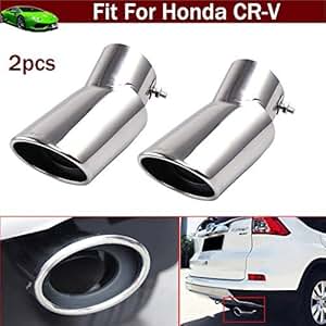 Amazon.com: 2pcs Car Rear Exhaust Muffler Rear Tail Pipe Tip Tailpipe ...
