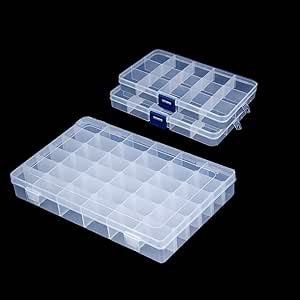 Amazon.com: Snowkingdom Plastic Grid Box Storage Organizer Case for ...