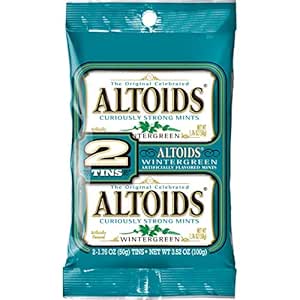 Amazon.com : ALTOIDS--Curiously Strong Wintergreen Mints--Wintergreen ...