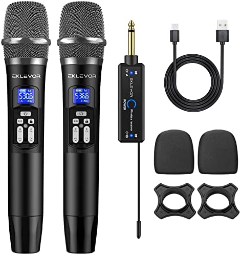 Wireless Microphone, Dual Channel Mic Set price in Saudi Arabia ...