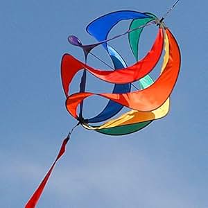 Amazon.com: Fabric Outdoor Orb Wind Spinner: Garden & Outdoor