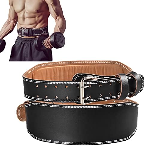 Weight Lifting Belt Powerlifting Belt Leather Gym Workout Waistband ...