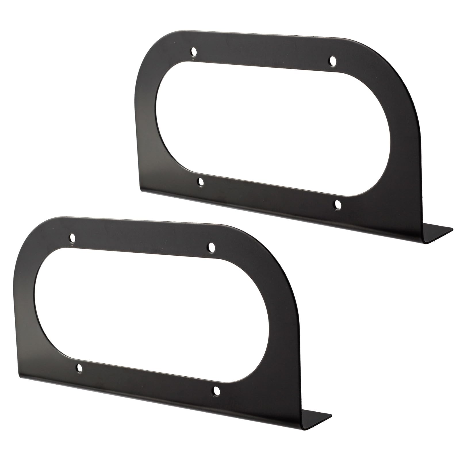 Mua 2Pcs 6" Oval Tail Light Mounting Brackets [L Shaped] [3mm Powder ...