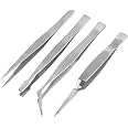 Amazon.com: FEITA Professional Craft Tweezers Stainless Steel Precision ...