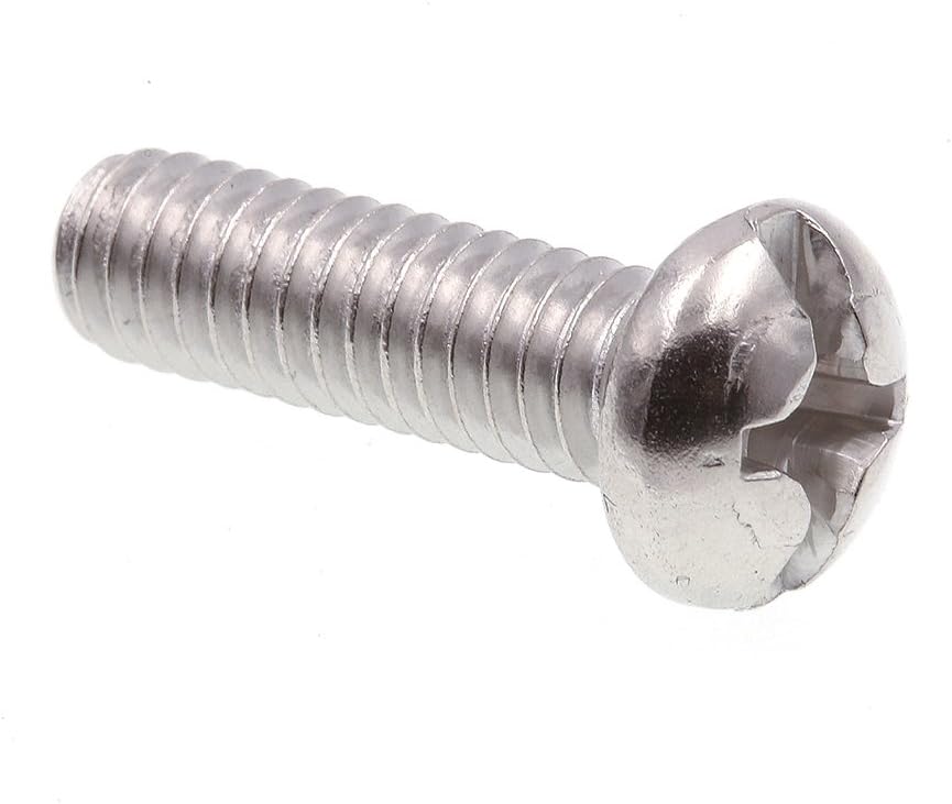 Prime-Line 9004975 Machine Screw, Round Head, Slotted/Phillips Combo ...