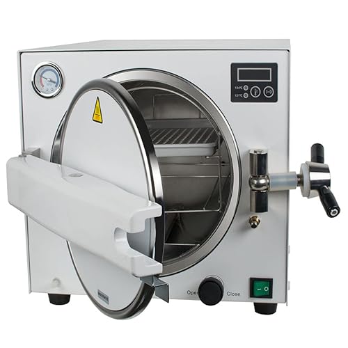 18L 900W Stainless Steel #304 Autoclave Steam Sterilizer Lab Equipment ...