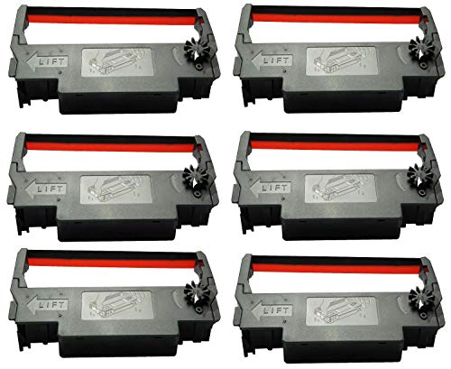 ERC 30 / 34 / 38 Ink Ribbon Cartridge Black and Red Compatible Epson TM ...