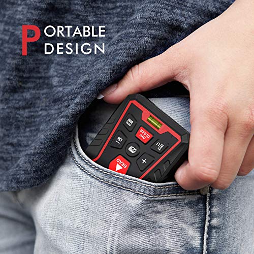 Laser Measure Meterk 165FT Laser Measurement Tool, M/In/Ft Mute Laser ...