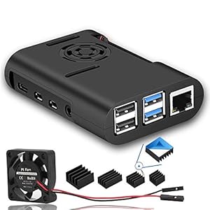 Amazon.in: Buy MazerPi Raspberry Pi 4 Case, Raspberry Pi Case with Cooling Fan, Raspberry Pi 4 ...