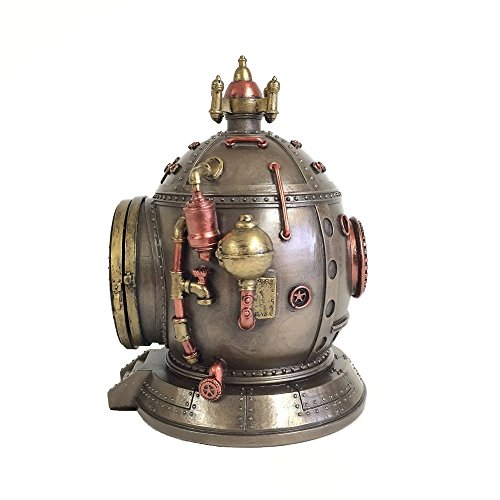 Steampunk Time Machine Clock & Trinket Box Statue | Pricepulse