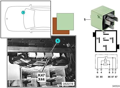 Amazon.com: BMW E46 325i 330i M3 Relay For Fog Lights K47: Automotive