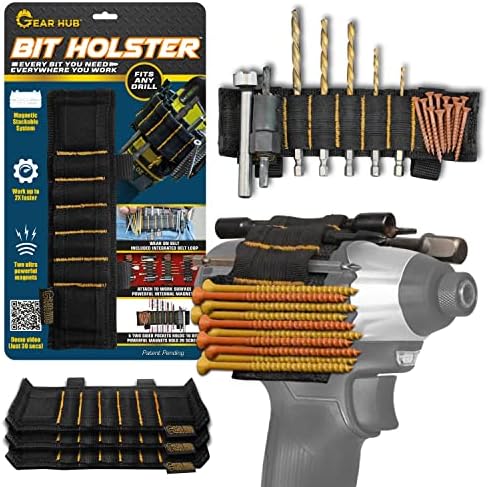 Gear Hub Bit Holster | NEW and IMPROVED Magnetic Drill Bit Holder and ...
