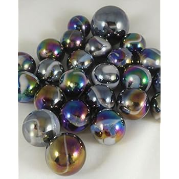 Amazon.com: Mega Marbles - JUPITER MARBLES NET (1 Shooter Marble & 24 ...