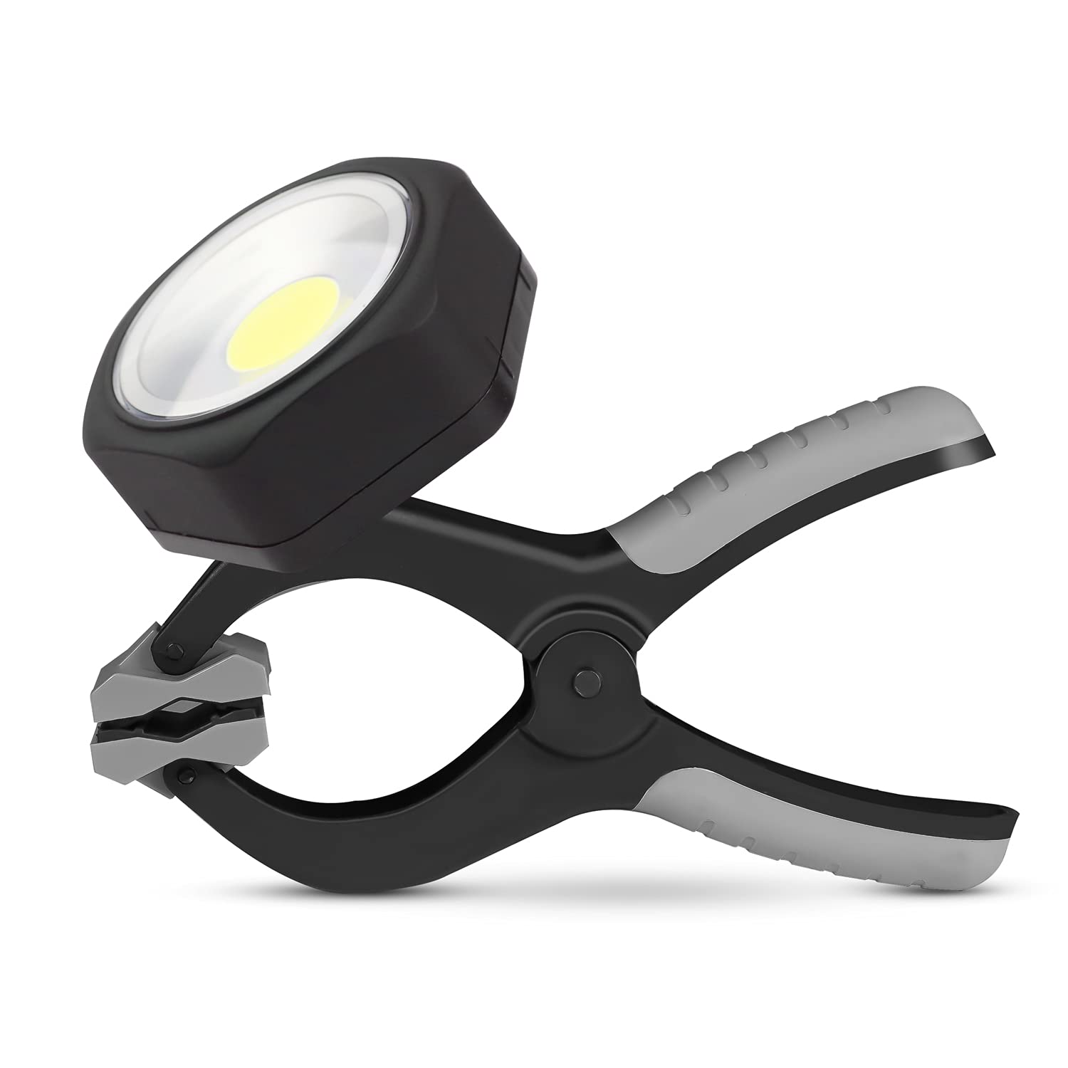 POWERFIREFLY 250 Lumens COB LED Clamp Light, Magnetic, Rotatable Grill ...