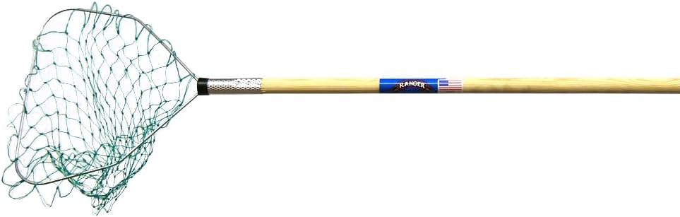 Amazon.com : Ranger Wood Handle Crab Net (4-Feet Handle, 15 x 13-Inch ...