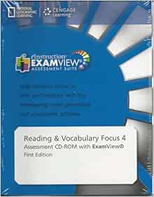 Reading and Vocabulary Focus 4 - Assessment CD-ROM with Examview ...