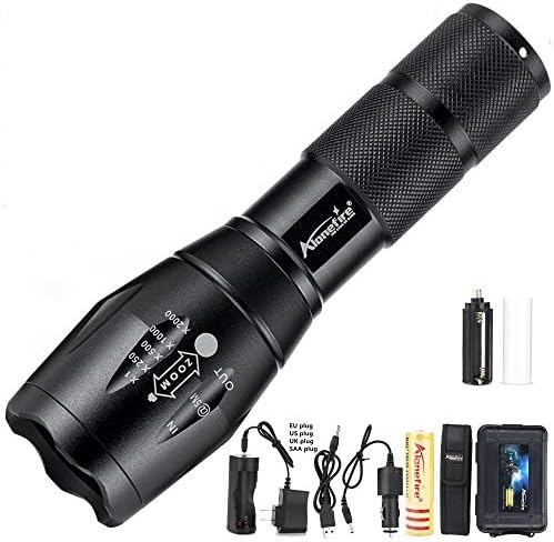 AloneFire G700 Flashlight Cree XML T6 U3 LED Aluminum Waterproof Zoom Camping Torch Tactical ...