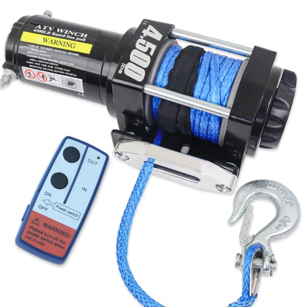Mua Electric Winch with Remote Control, DC24V, Maximum Towing 4,500 LBS ...