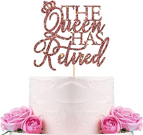 سعر WeBenison The Queen Has Retired Cake Topper / Happy Retirement Cake ...