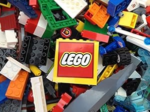 Mixed Lego pieces, blocks, bricks 500g 0.5kg, 1+lb random bulk ...