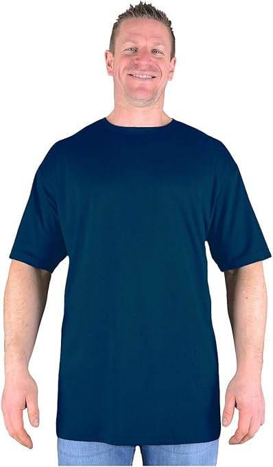 Big Mens Extra Tall Long T Shirt Nightshirt M L XL 2XL 3XL 4XL 5XL 6XL ...