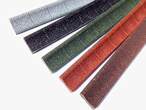 4 ft. Brown Rubber Curb Landscape Edging (4-Pack): Amazon.co.uk ...